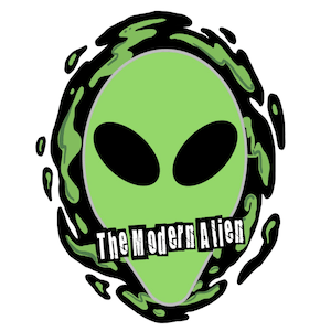 The Modern Alien Plus Alien Print Plunge Neck Backless Halter Jumpsuit ...